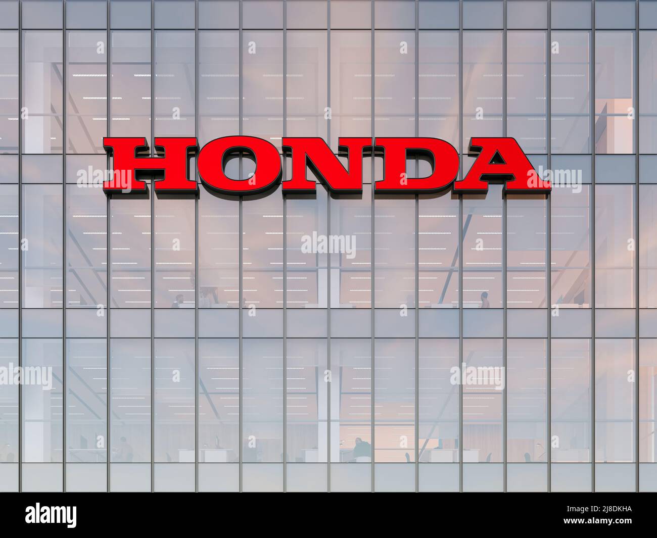 Minato, Tokyo, Japan. May 2, 2022. Editorial Use Only, 3D CGI. Honda ...