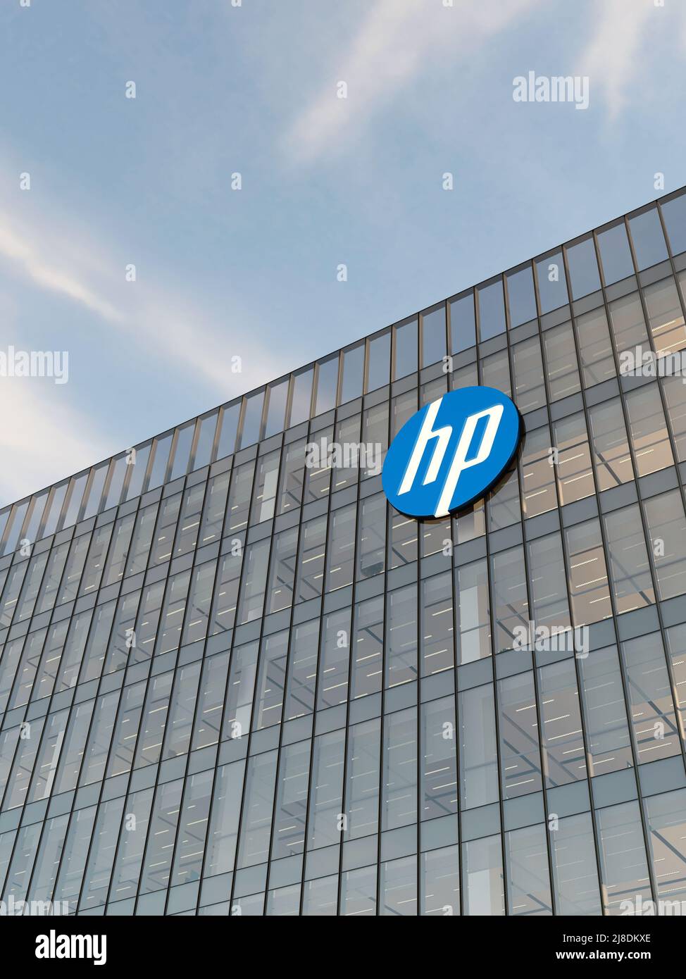 Hp signage hi-res stock photography and images - Alamy