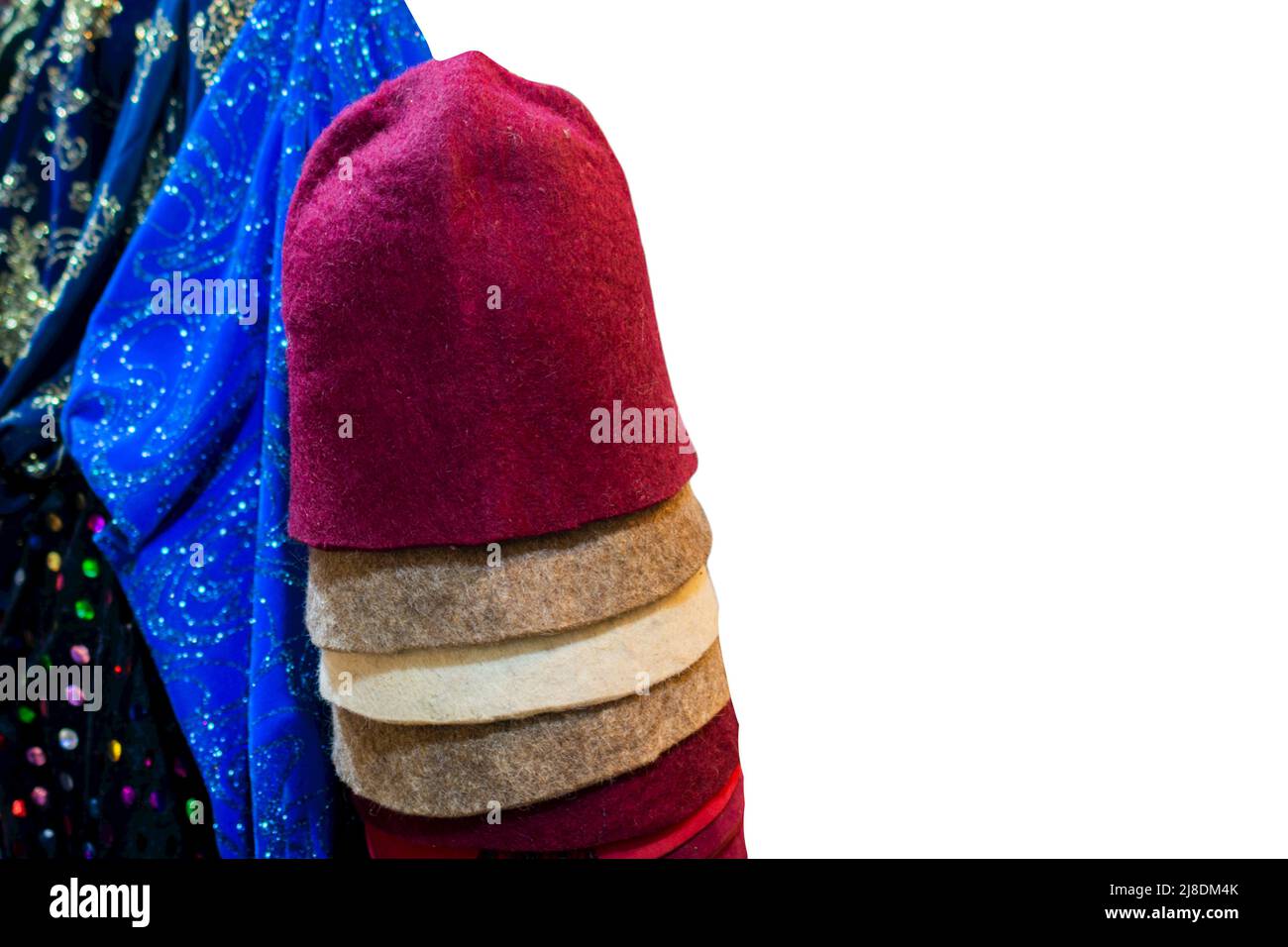 Turkish fez traditional ottoman hat Stock Photo - Alamy