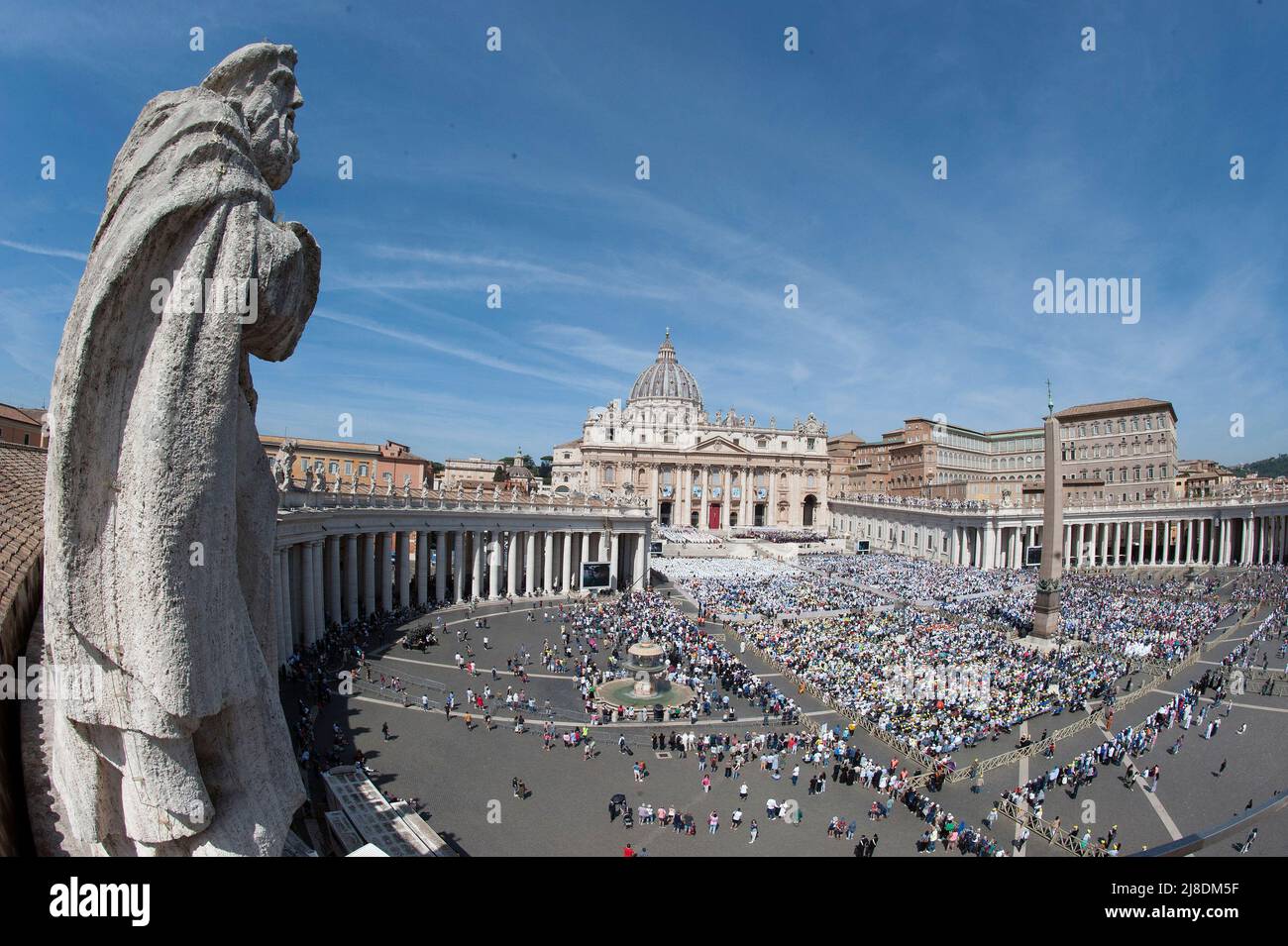 Italy, Rome, Vatican, 15/05/02. Pope Francis presides over the ...