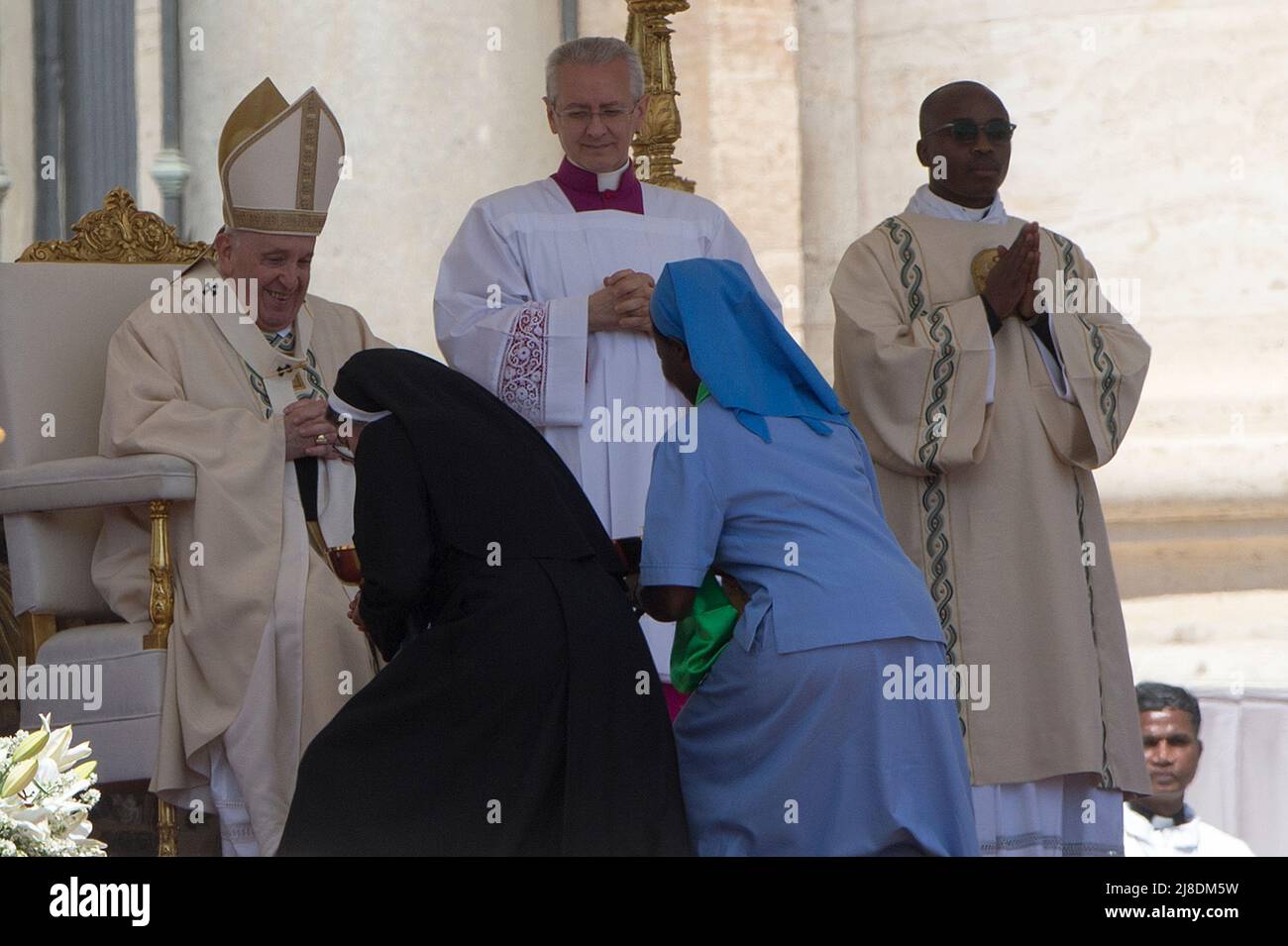 Italy, Rome, Vatican, 15/05/02. Pope Francis presides over the ...