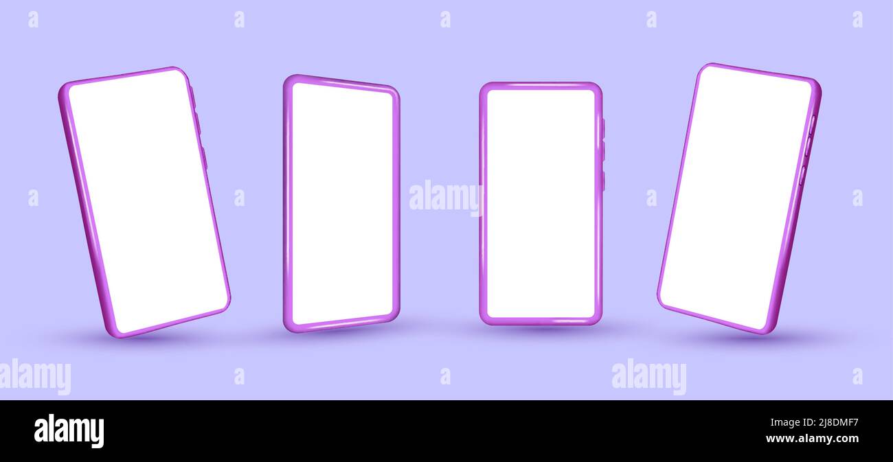 3d model phone on Stock Vector Images - Alamy