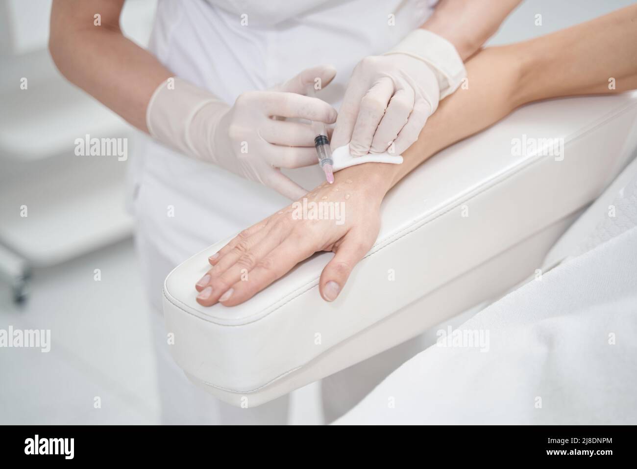 Subcutaneous injection arm hi-res stock photography and images - Alamy