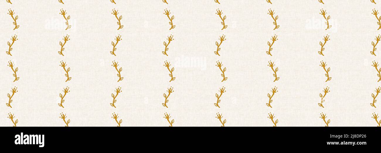 Gender neutral foliage leaf seamless raster border. Simple whimsical 2 ...