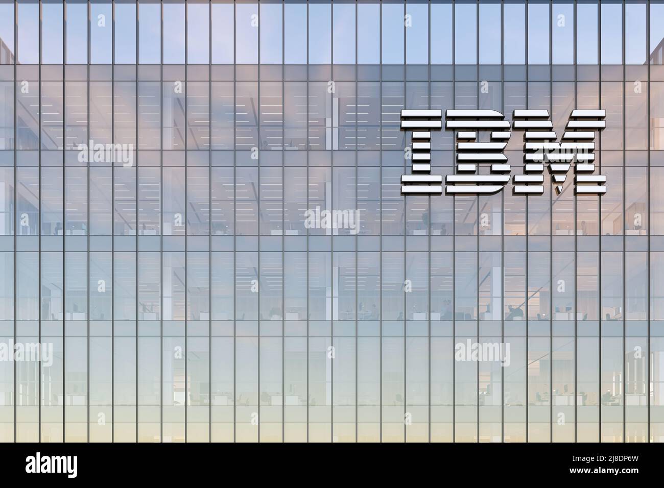 Armonk, NY, USA. May 2, 2022. Editorial Use Only, 3D CGI. IBM ...