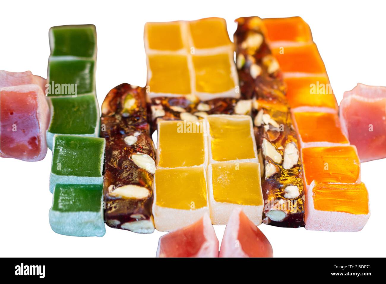 Traditional Turkish Delight (Rahat Lokum Stock Photo - Alamy