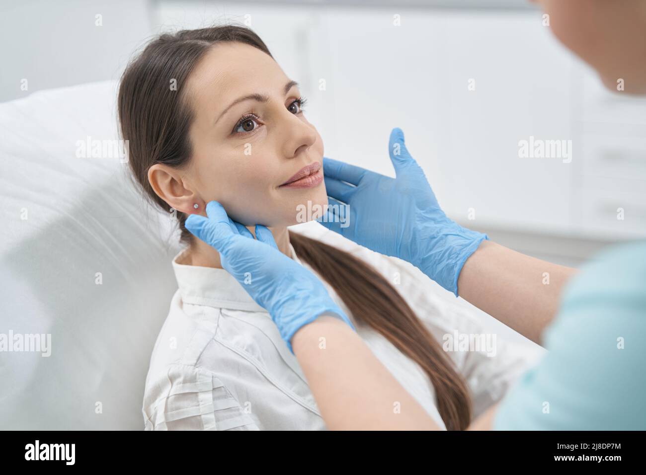 Beauty appointment face examination skin hi-res stock photography and ...