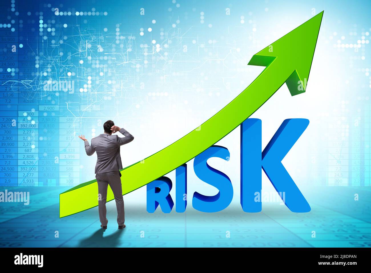 Risk increase concept in the management Stock Photo - Alamy