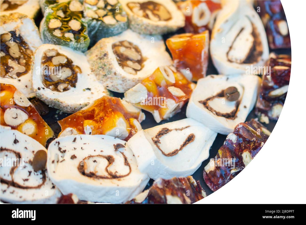 Traditional Turkish Delight (Rahat Lokum Stock Photo - Alamy