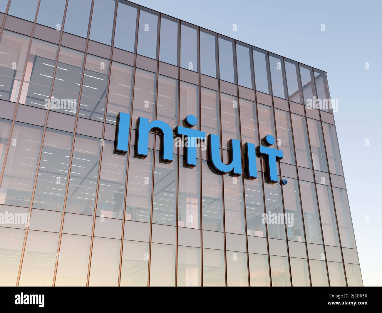 Mountain View, CA, USA. May 2, 2022. Editorial Use Only, 3D CGI. Intuit ...