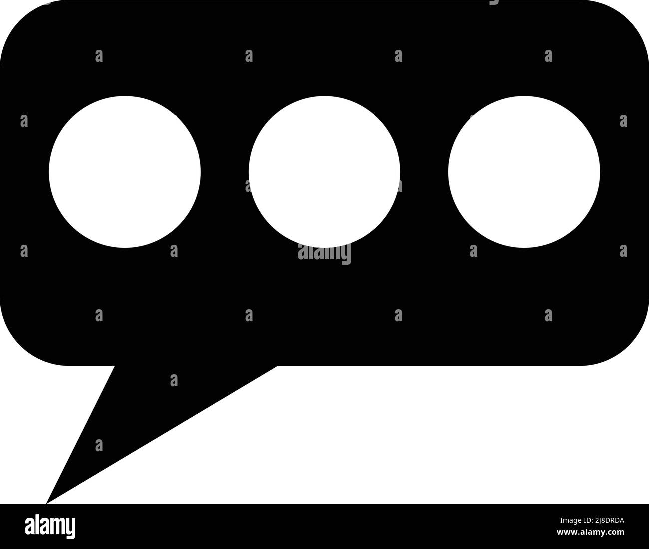 message icon vector black and white color Stock Vector Image & Art - Alamy