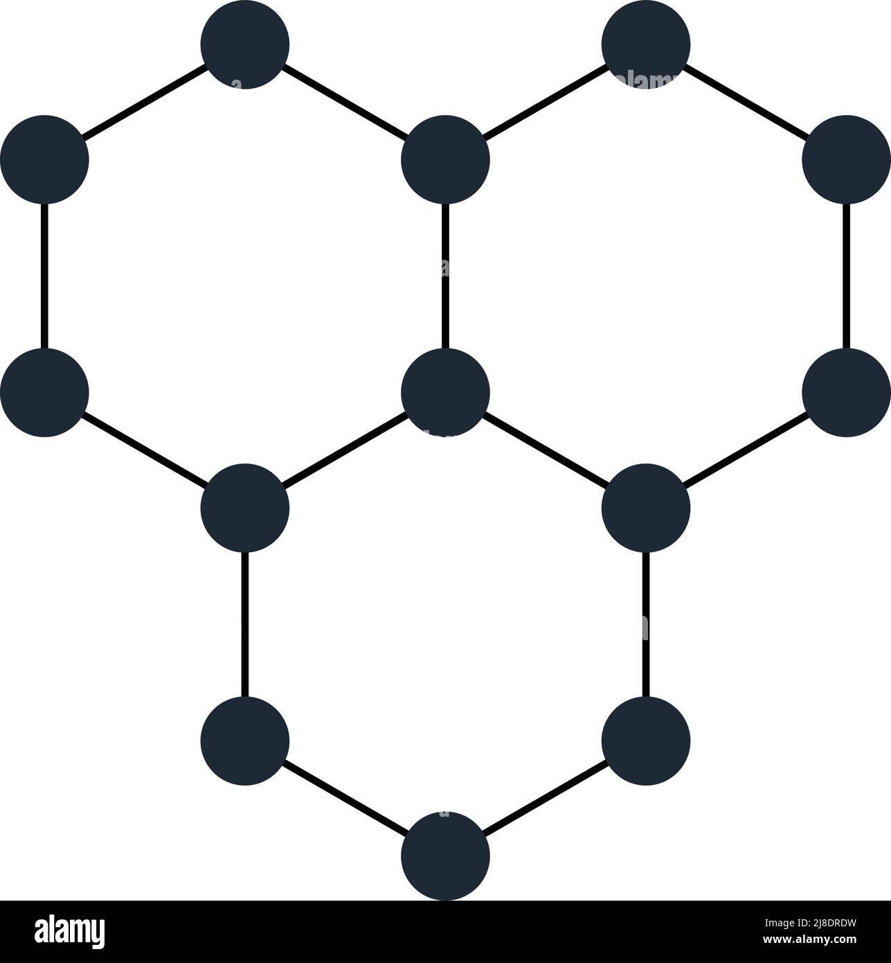 Molecular Icon Vector On White Background Stock Vector Image And Art Alamy