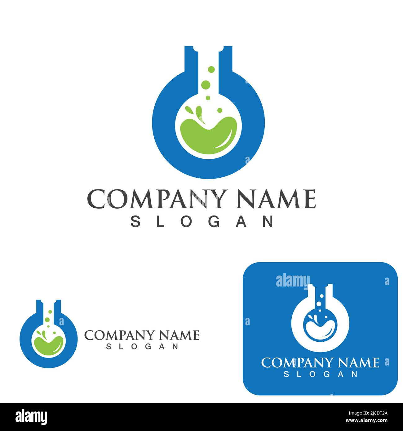 Health Medical Lab Logo template vector illustration Stock Vector Image ...