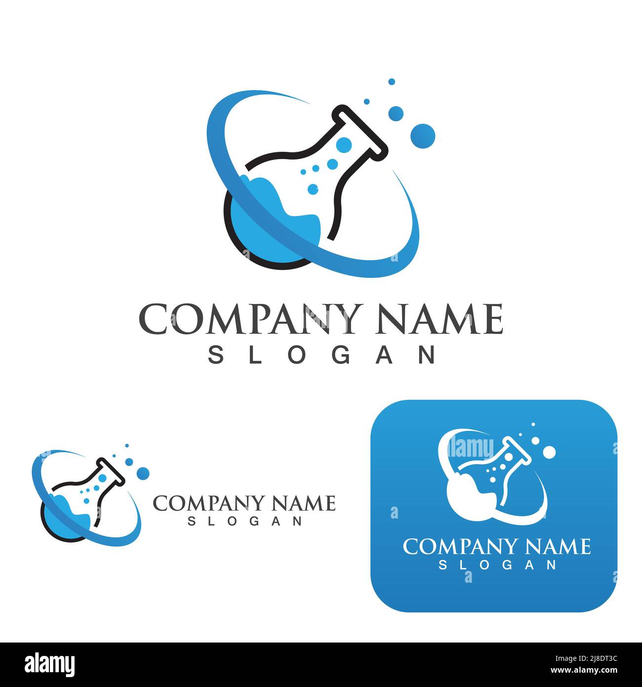 Health Medical Lab Logo template vector illustration Stock Vector Image ...