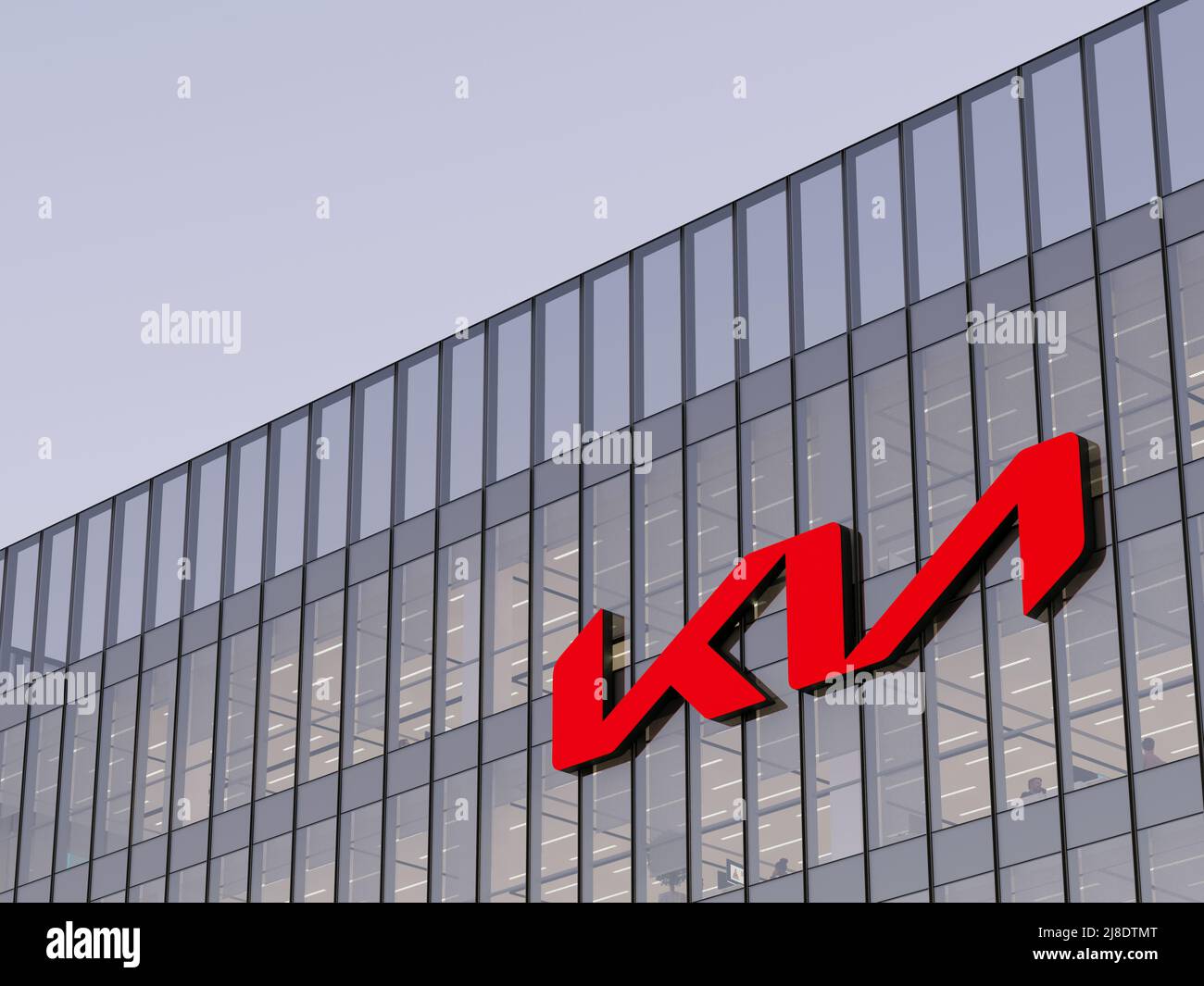 Seoul, South Korea. May 2, 2022. Editorial Use Only, 3D CGI. KIA Motor ...