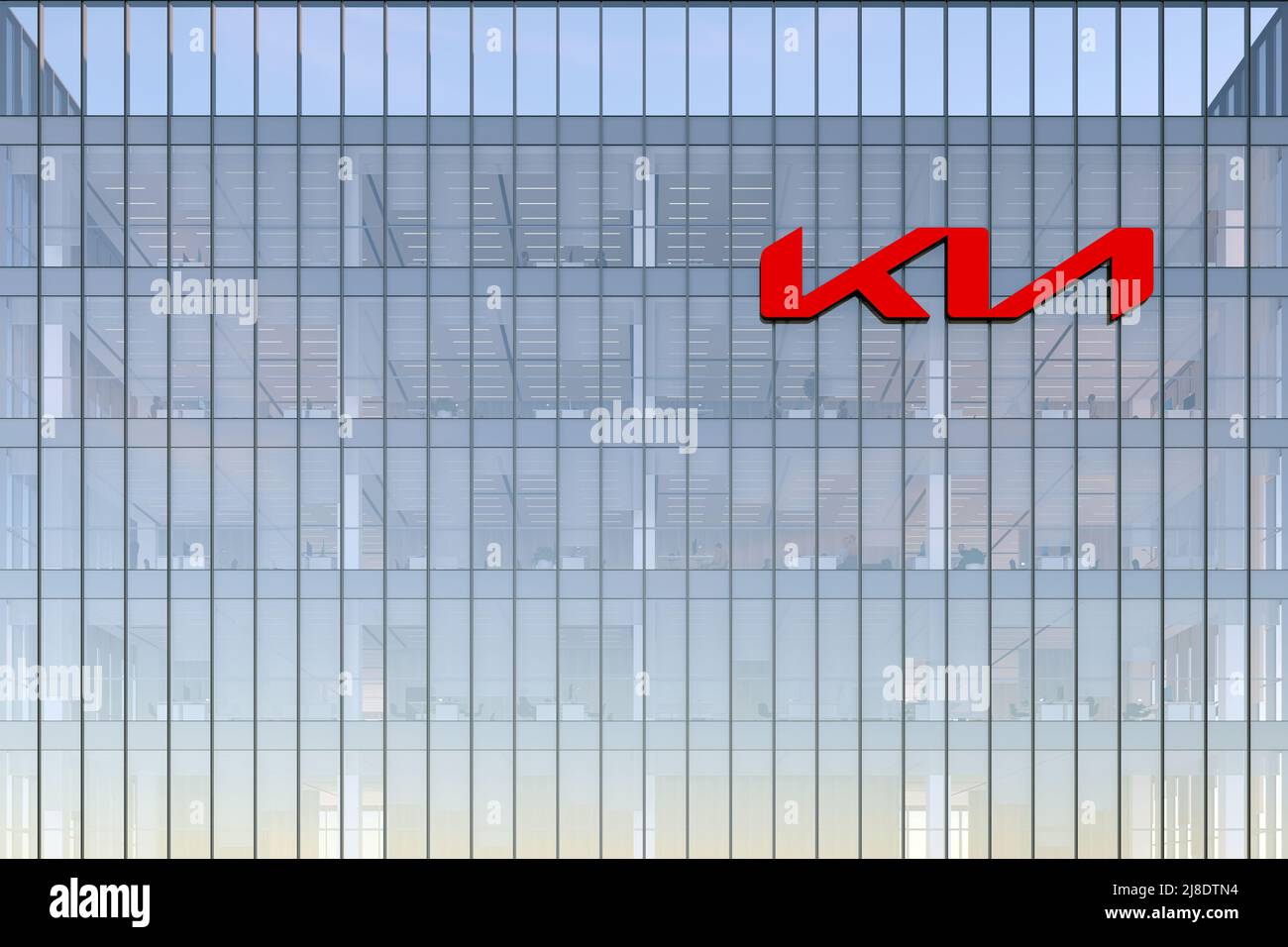 Seoul, South Korea. May 2, 2022. Editorial Use Only, 3D CGI. KIA Motor ...