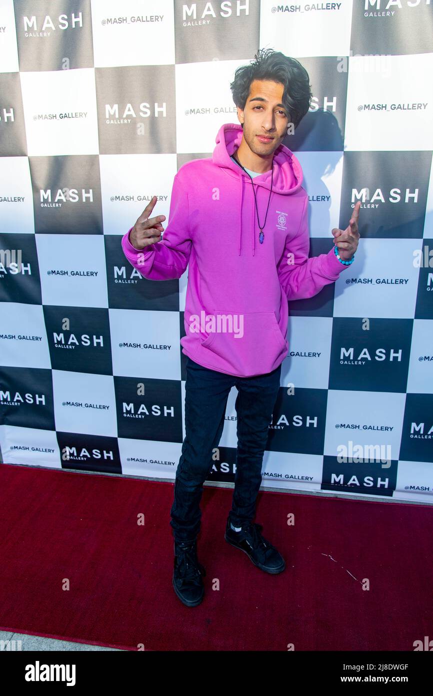 Los Angeles, USA. 14th May, 2022. Adil C attends Mash Gallery Grand ...