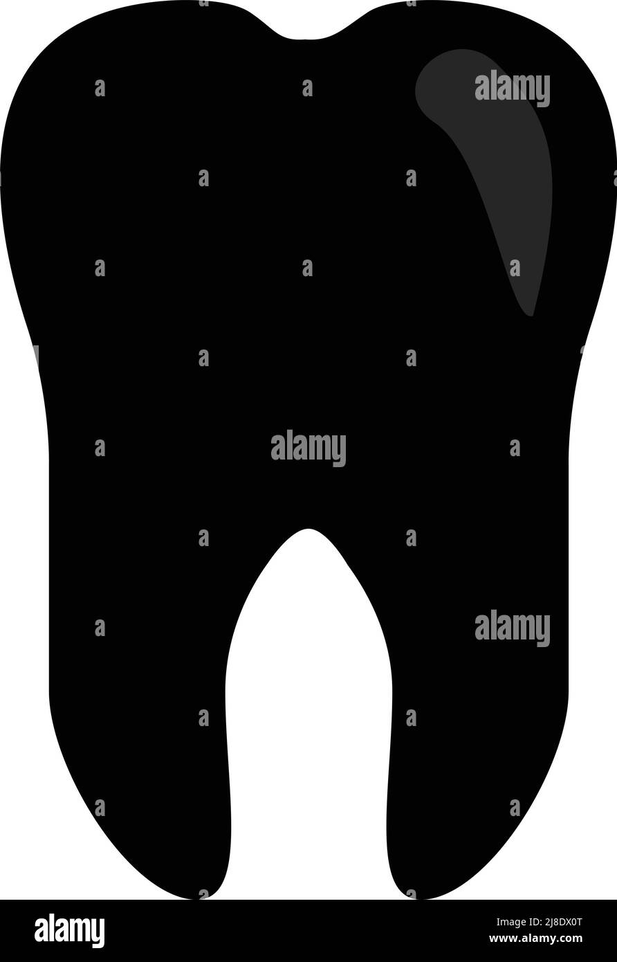 teeth icon vector illustration black color Stock Vector Image & Art - Alamy