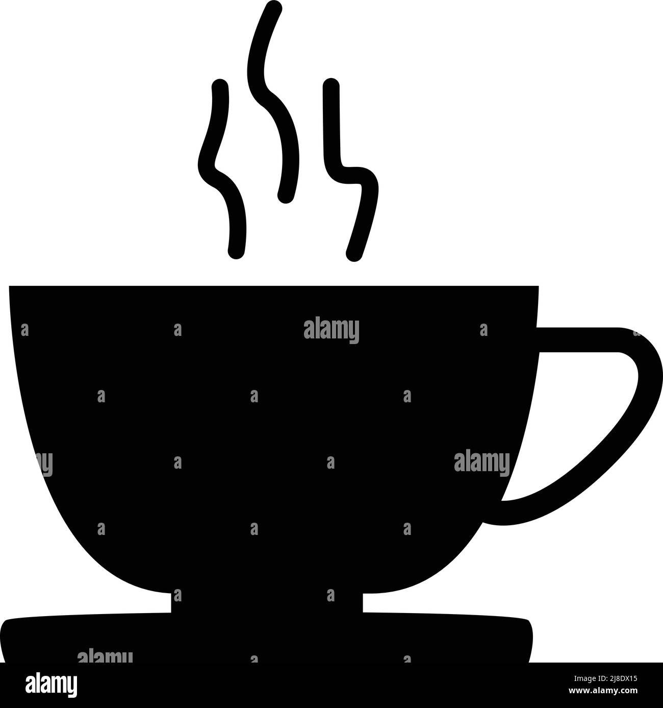 Green tea cup white background not mint Black and White Stock Photos ...