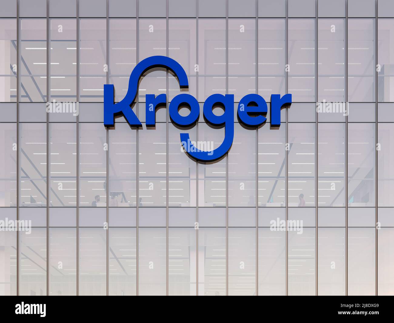 Cincinnati, OH, USA. May 2, 2022. Editorial Use Only, 3D CGI. Kroger ...