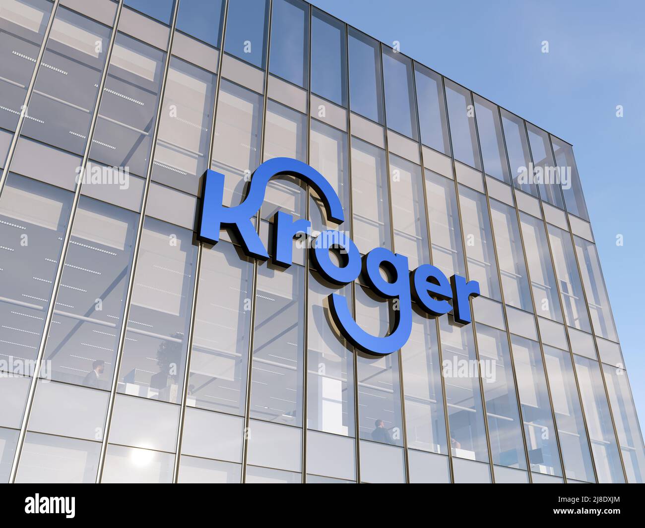 Cincinnati, OH, USA. May 2, 2022. Editorial Use Only, 3D CGI. Kroger ...