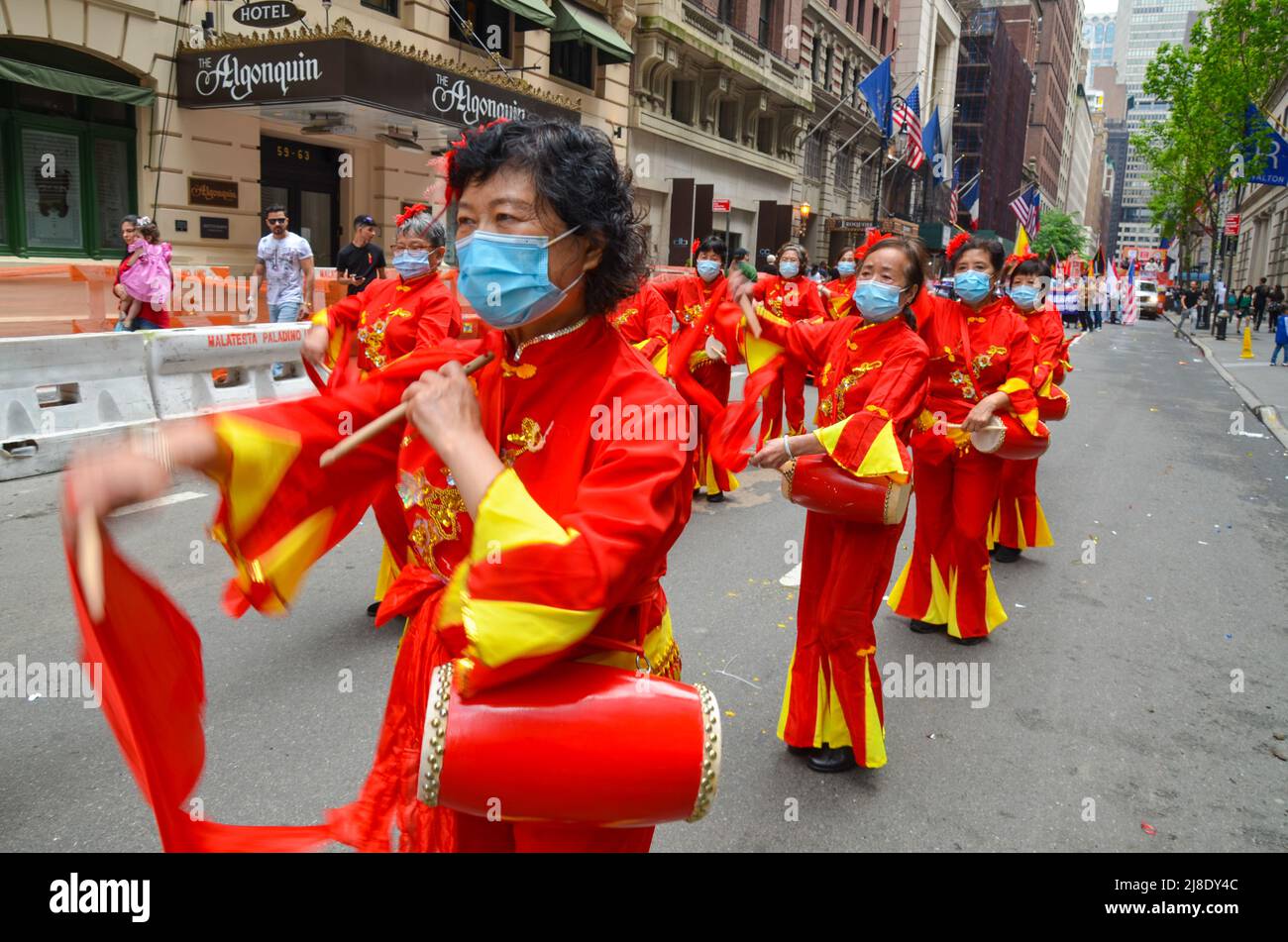 Older participants seen dancing in New York City’s first annual Asian ...