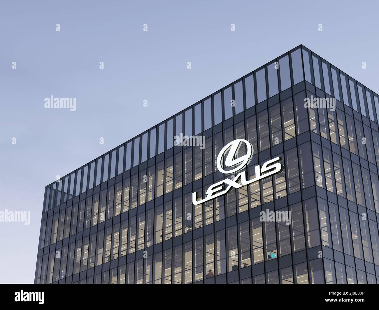 Nagoya, Aichi, Japan. May 2, 2022. Editorial Use Only, 3D CGI. Lexus ...