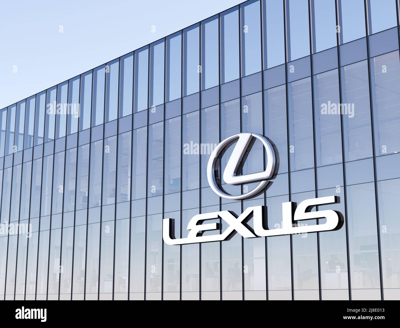 Nagoya, Aichi, Japan. May 2, 2022. Editorial Use Only, 3D CGI. Lexus ...