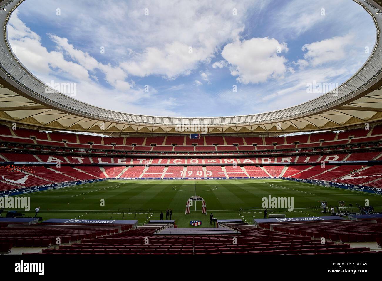 Wanda Metropolitano Stadium during the La Liga match between Atletico ...