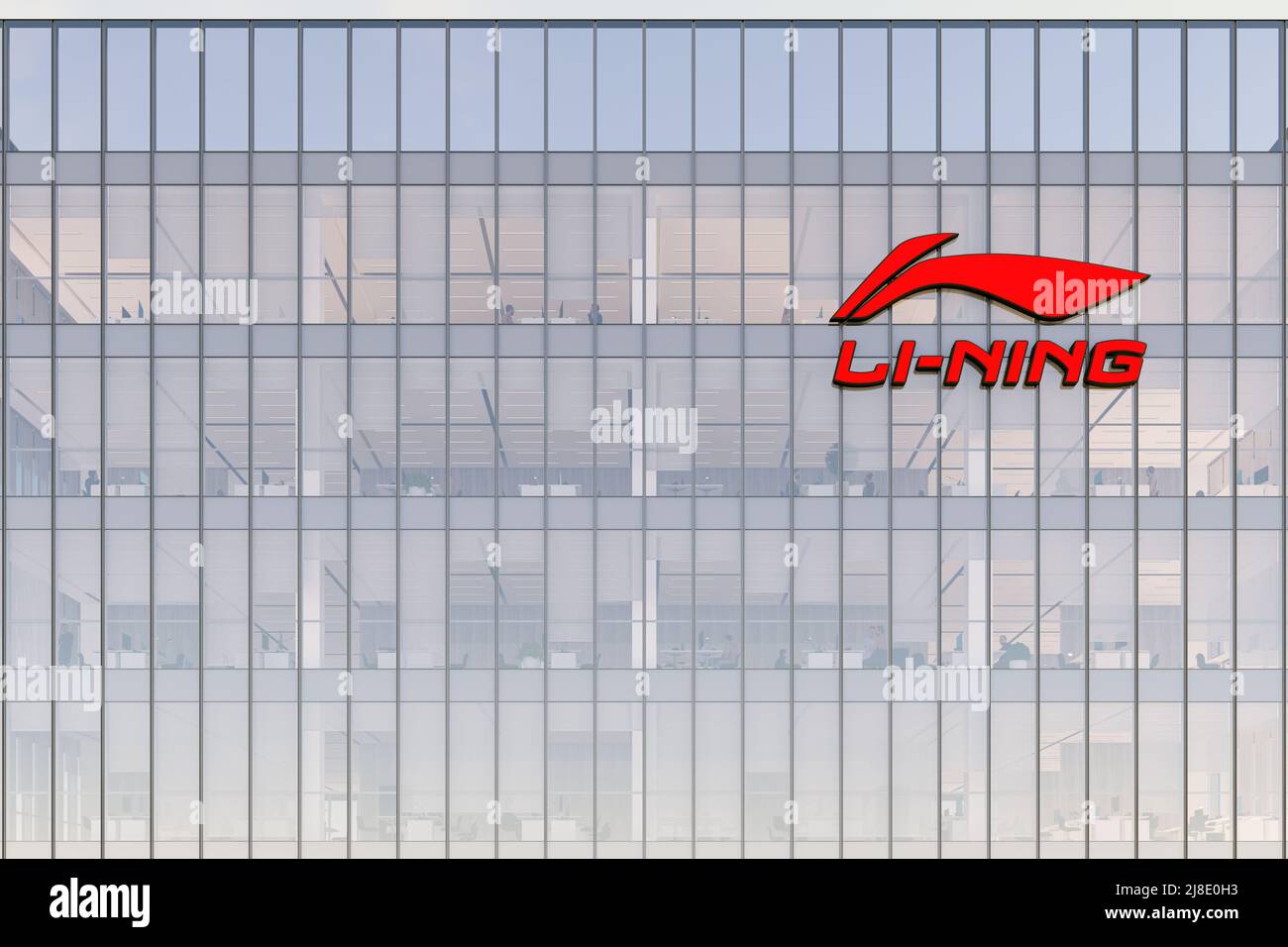 Beijing, China. May 2, 2022. Editorial Use Only, 3D CGI. Li-Ning ...