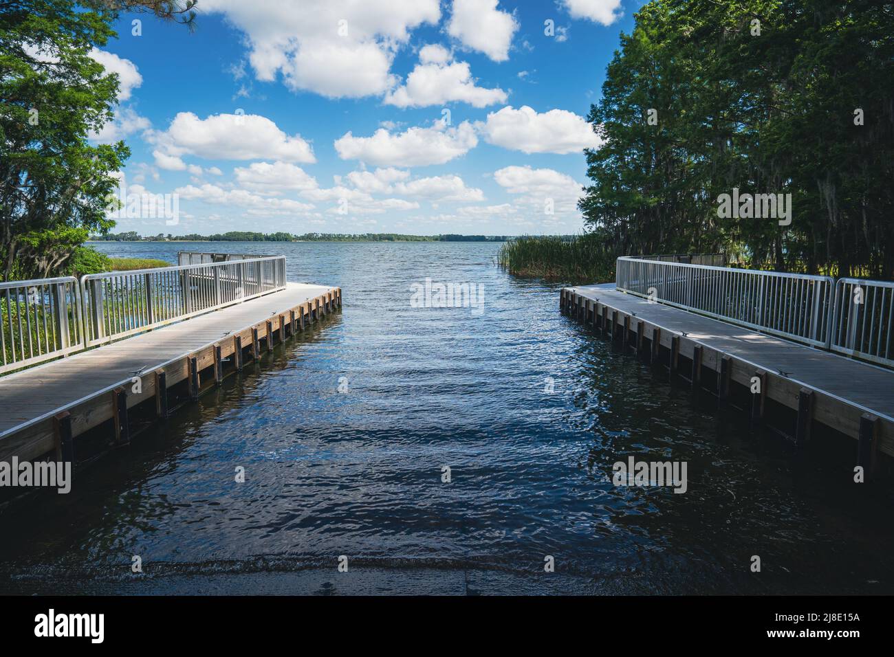Trimble Park a lakeside park with boat ramp in Mount Dora, Florida ...