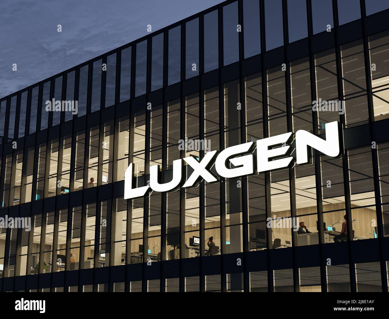 Miaoli County, Taiwan. May 2, 2022. Editorial Use Only, 3D CGI. Luxgen ...