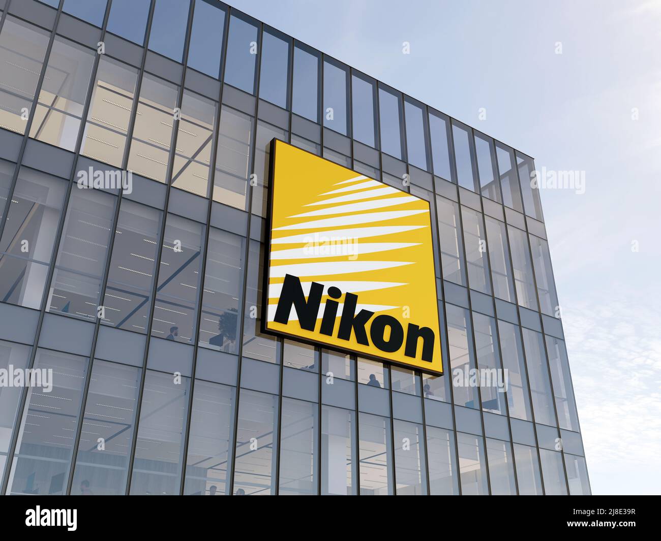 Tokyo, Japan. May 2, 2022. Editorial Use Only, 3D CGI. Nikon Signage ...