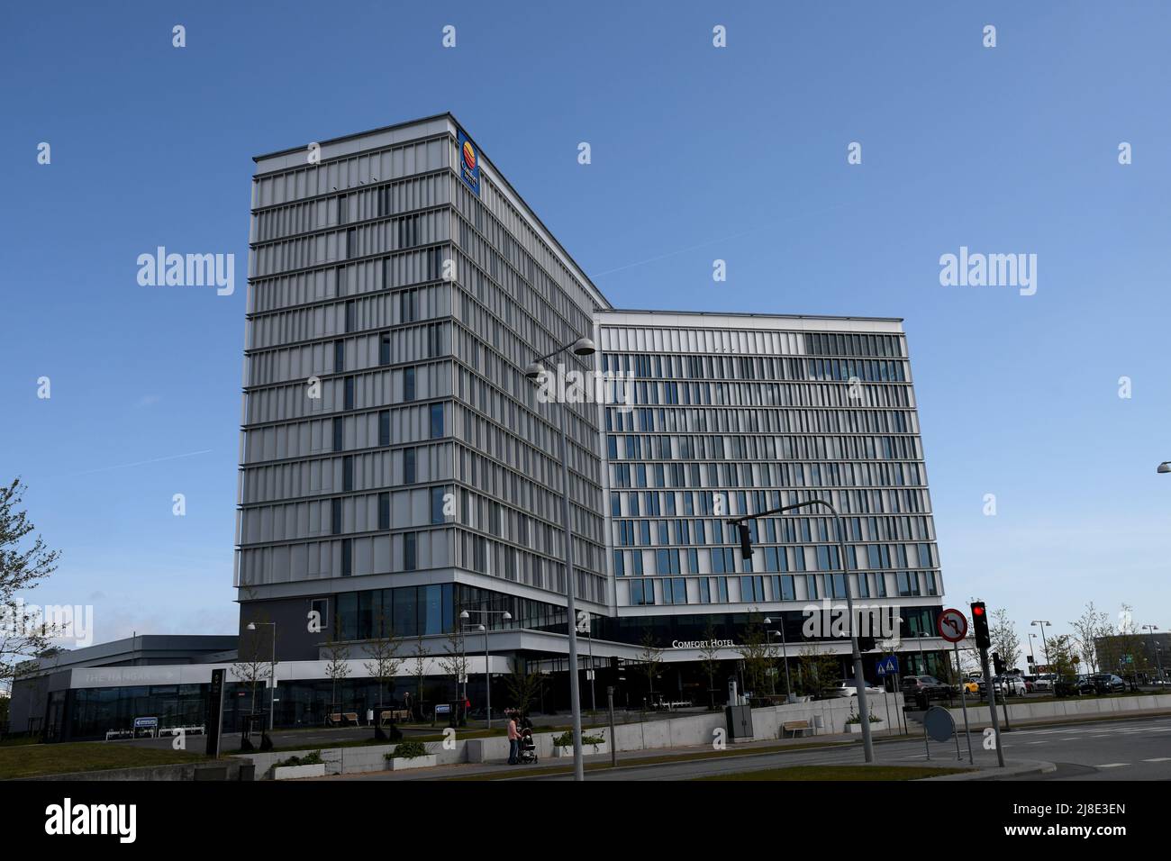 Kastrup/Copenhagen/Denmark/15 May 2022/ Airport are comfort hotel and clarion hotel in Kastrup ...