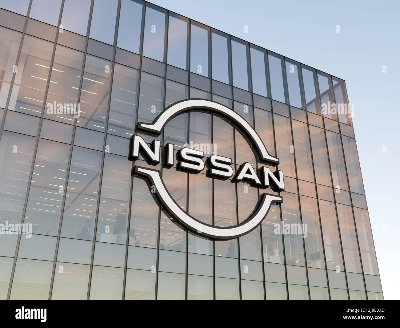 Yokohama, Japan. May 2, 2022. Editorial Use Only, 3D CGI. Nissan ...