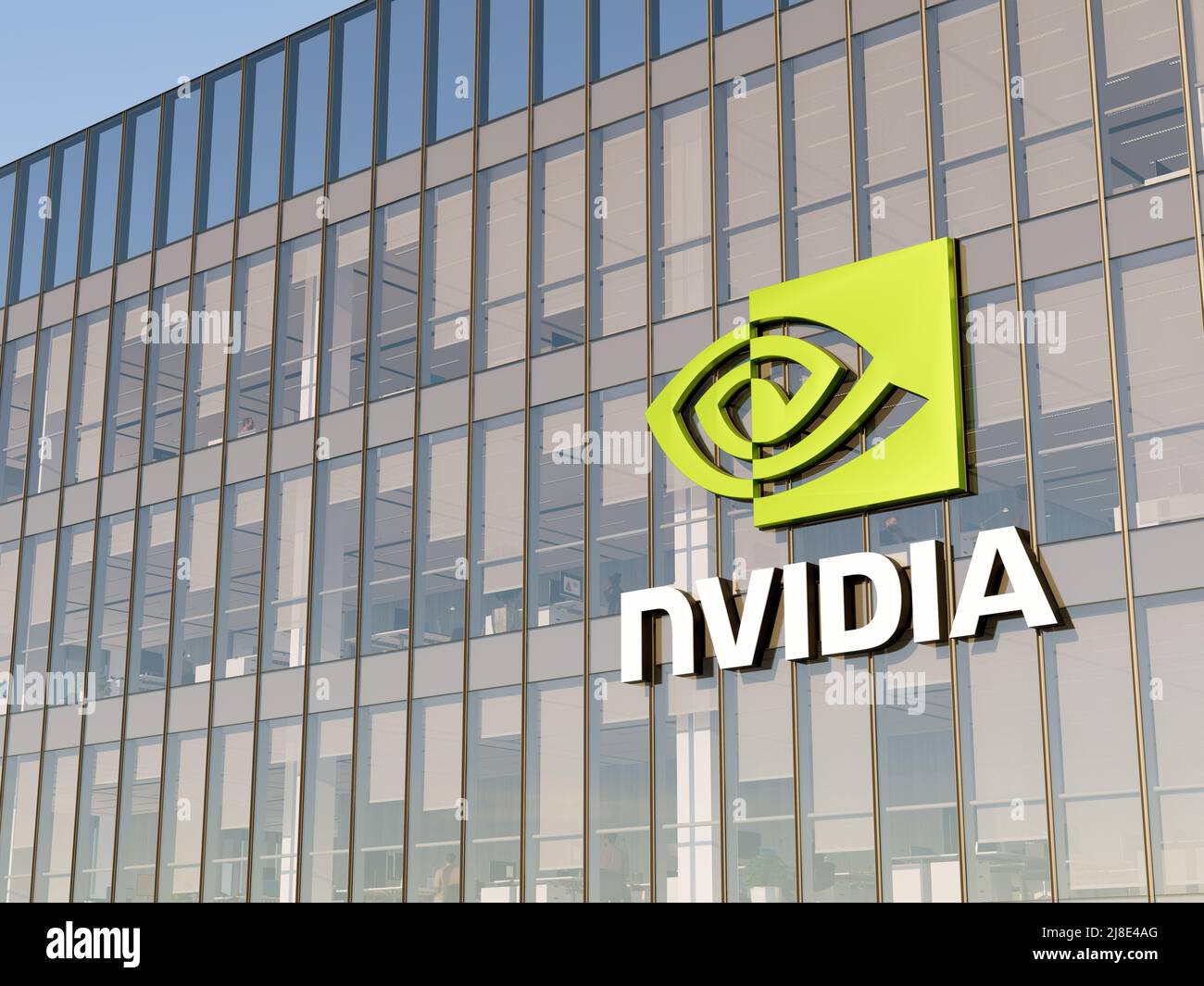Santa Clara, CA, USA. May 2, 2022. Editorial Use Only, 3D CGI. Nvidia ...