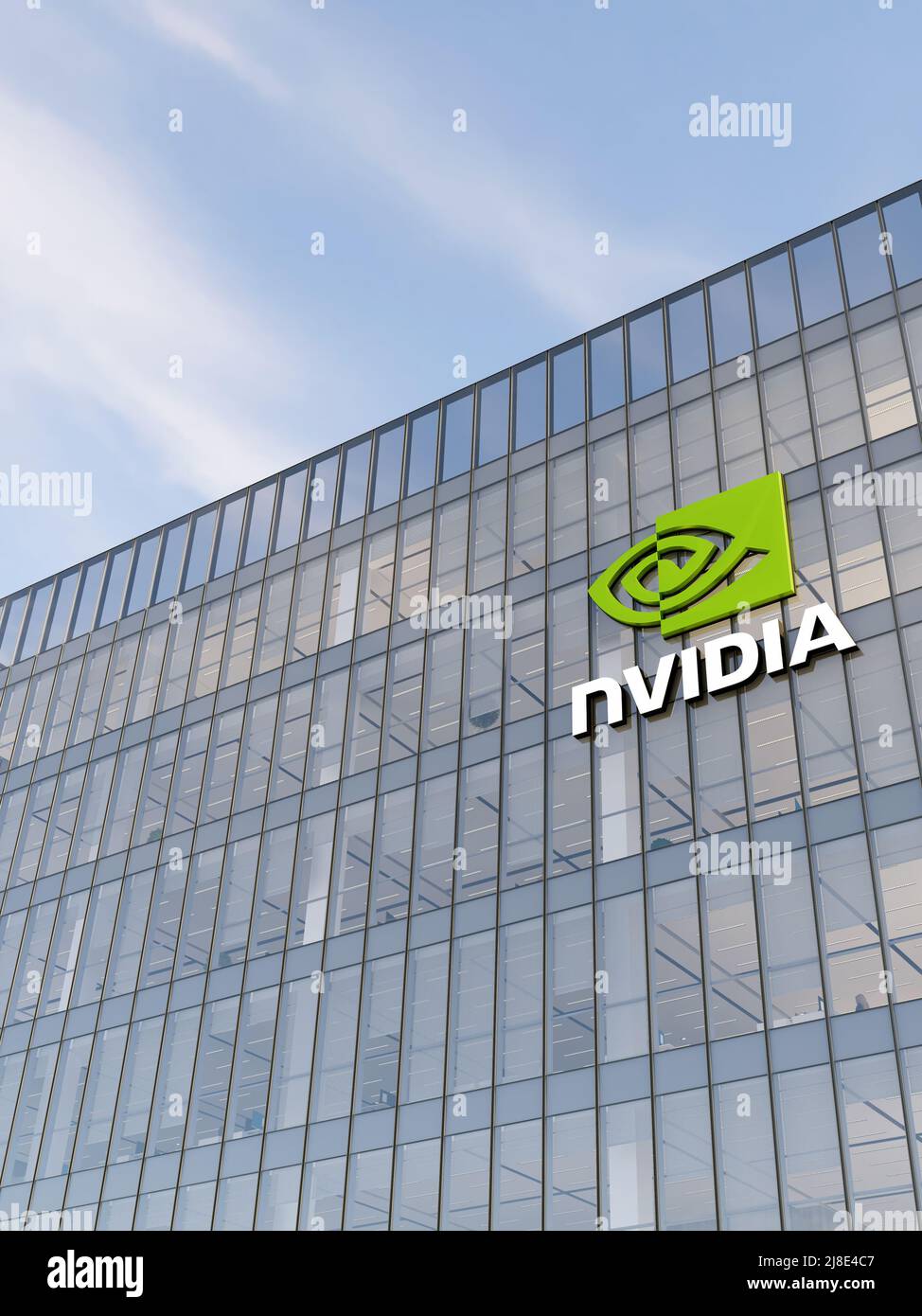 Santa Clara, CA, USA. May 2, 2022. Editorial Use Only, 3D CGI. Nvidia ...