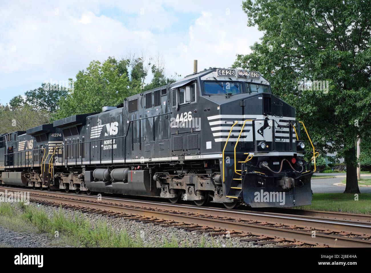 GE diesel loco Stock Photo - Alamy