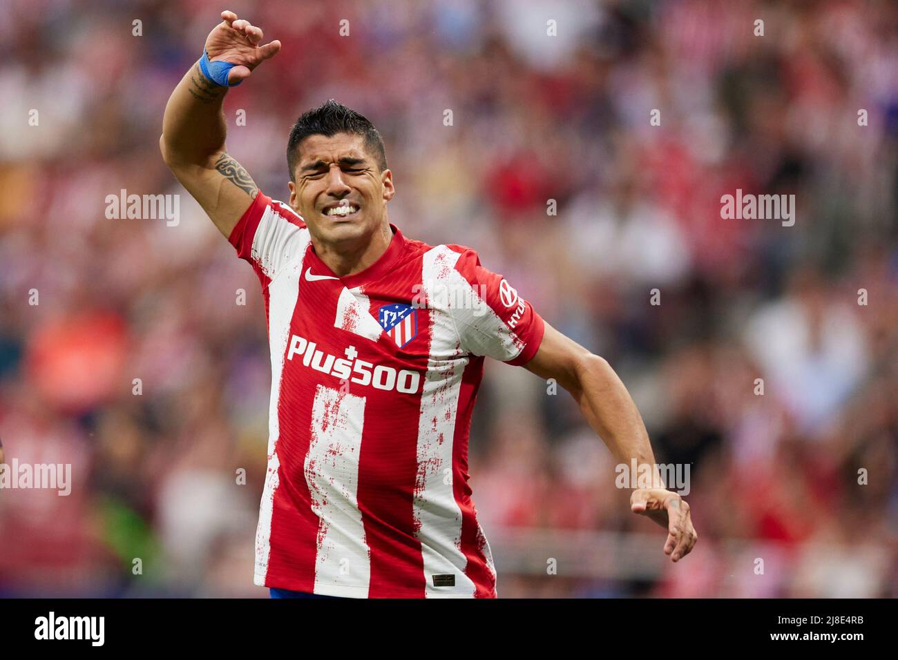 Luis Suarez of Atletico de Madrid during the La Liga match between ...