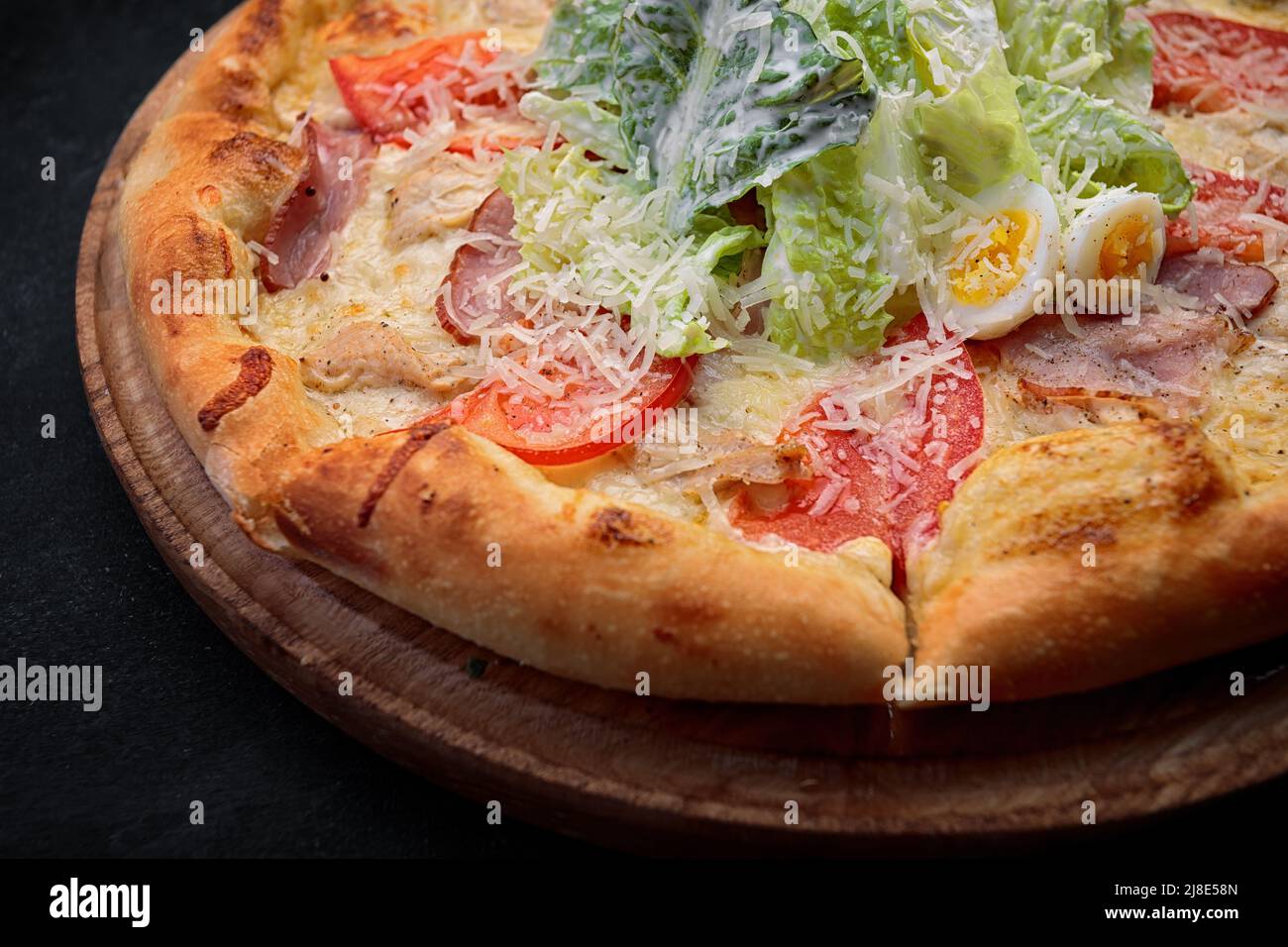 Pizza caesar hi-res stock photography and images - Alamy