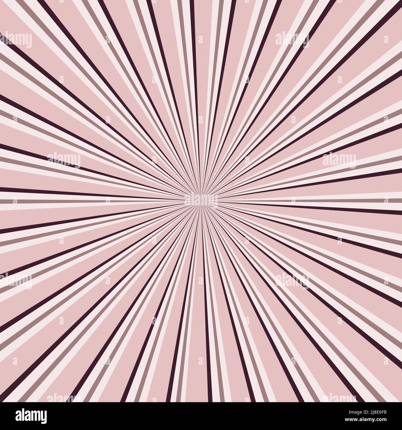 Rays in pop art style in pastel colors for print, template and ...