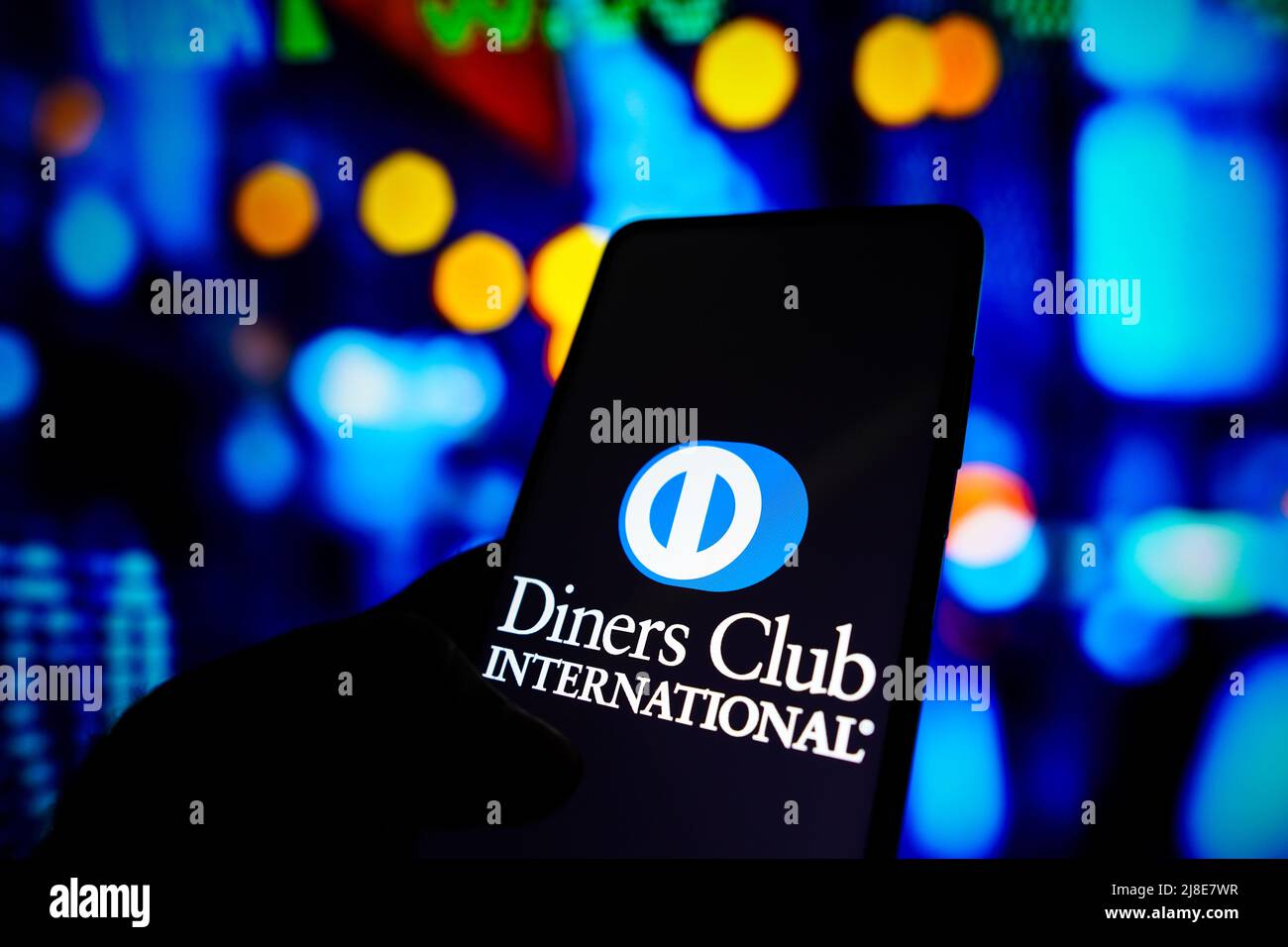 In this photo illustration the Diners Club International logo seen ...