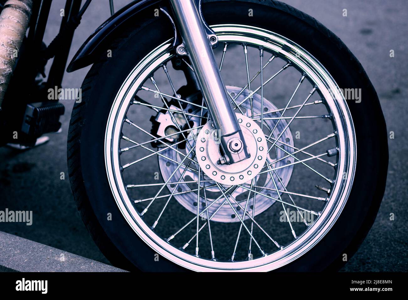 Motorcycle forks hi-res stock photography and images - Alamy