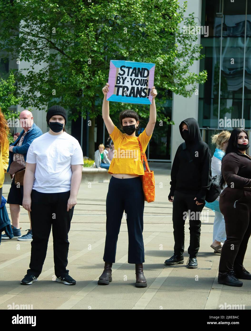 Pro trans protest hi-res stock photography and images - Alamy