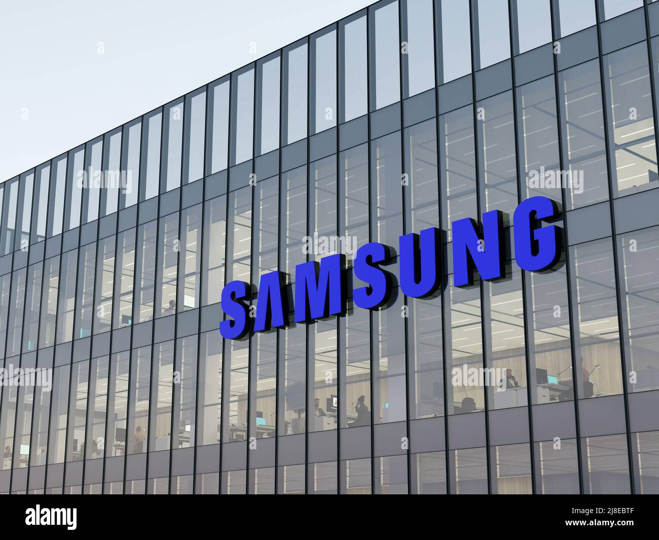 Suwon-si, South Korea. May 2, 2022. Editorial Use Only, 3D CGI. Samsung ...