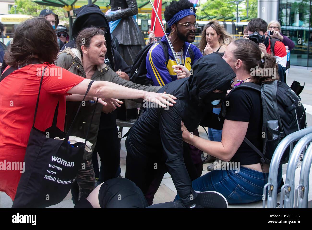 Pro trans protest hi-res stock photography and images - Alamy