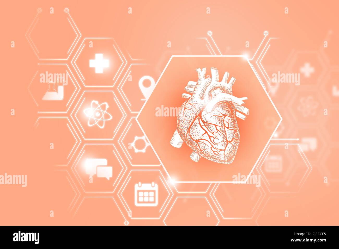 Human internal organ Heart emergency help and protection from diseases ...