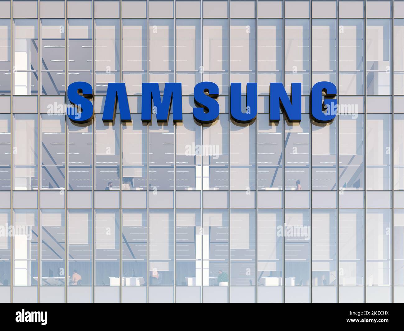 Suwon-si, South Korea. May 2, 2022. Editorial Use Only, 3D CGI. Samsung ...