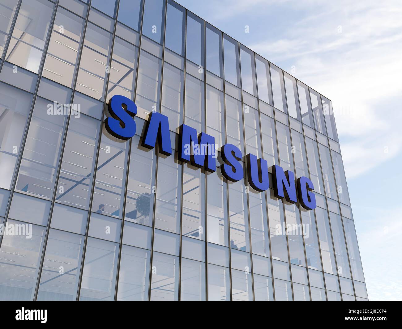 Suwon-si, South Korea. May 2, 2022. Editorial Use Only, 3D CGI. Samsung ...