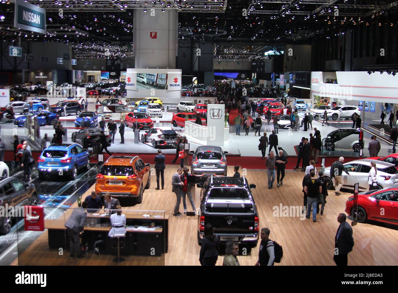 Car Show Geneva Stock Photo - Alamy